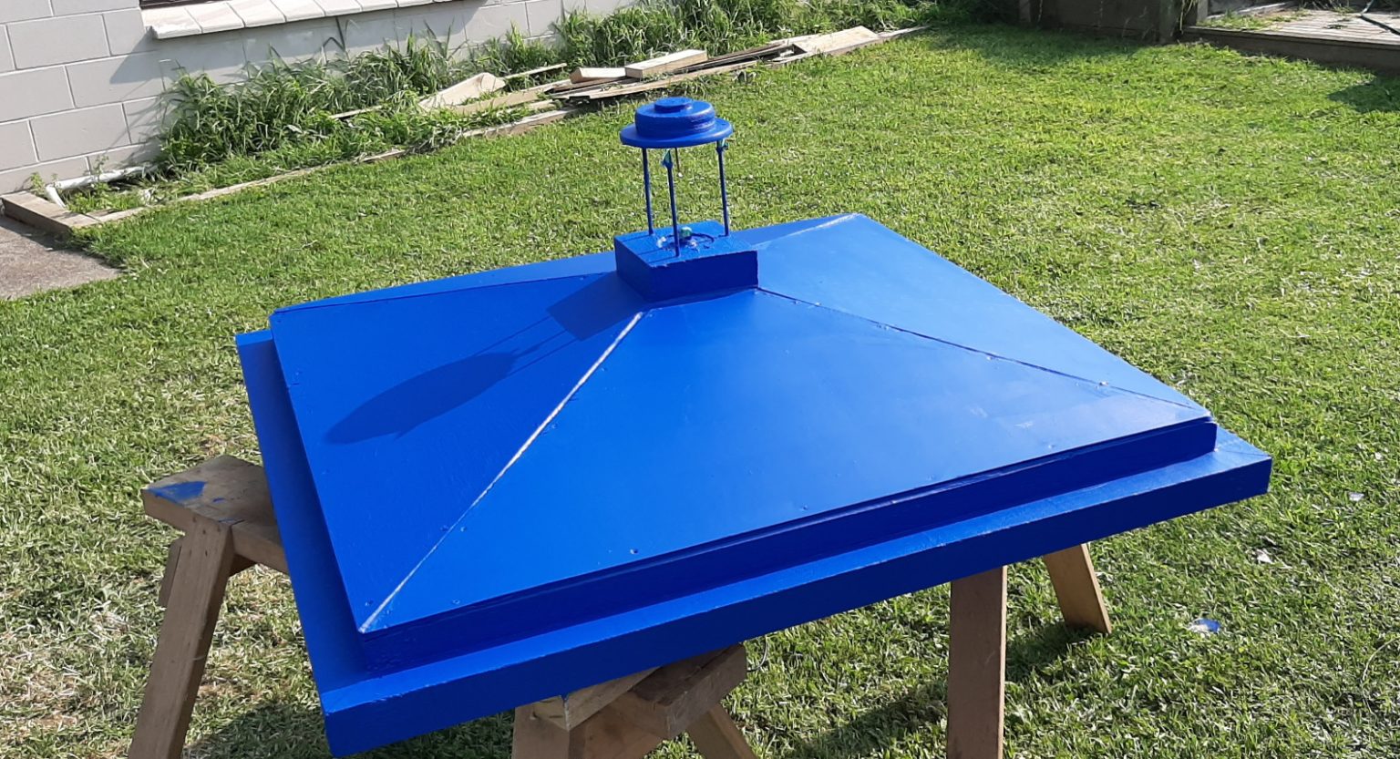 TARDIS build – Roof Light – john.geek.nz